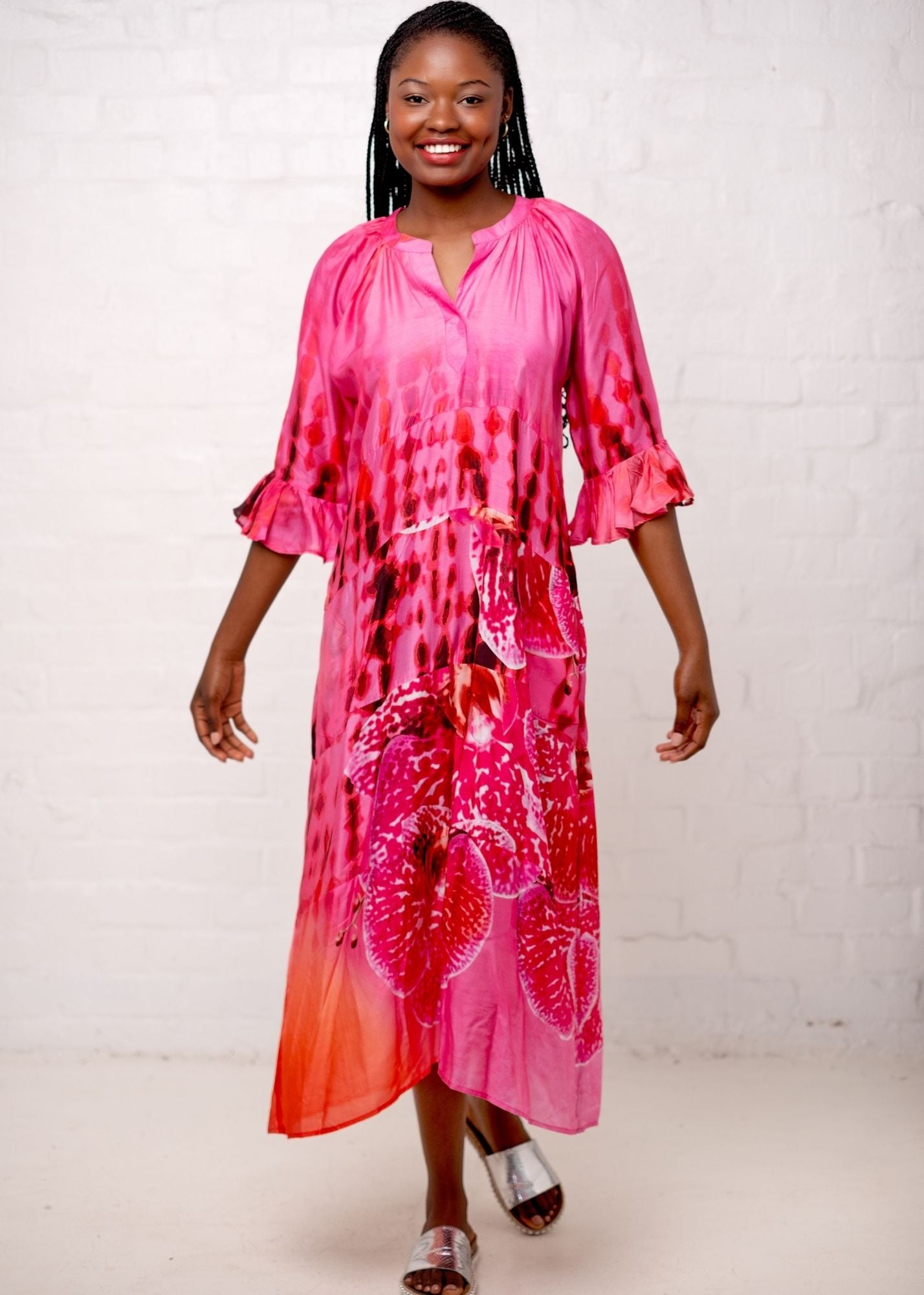 Jubilee Dress in Cerise Orchid – Iconic Designs Shop